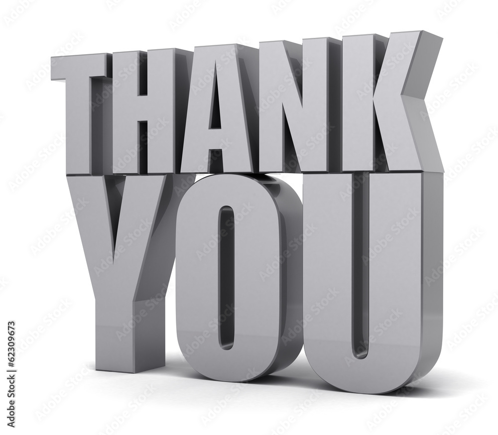 Thank you 3d text Stock Illustration | Adobe Stock