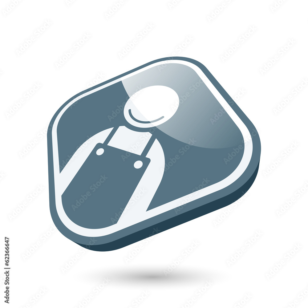 handwerker symbol zeichen modern icon Stock-Vektorgrafik | Adobe Stock