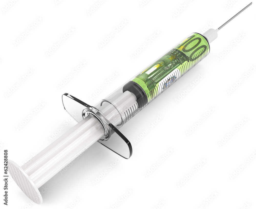 Finanzspritze Stock-Illustration | Adobe Stock