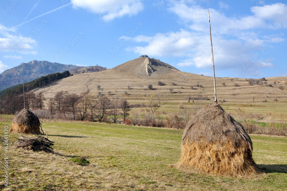 Haystacks Stock Photo | Adobe Stock