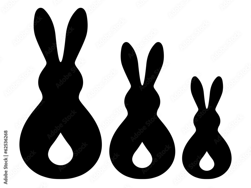 Hasenfamilie: Mutter, Vater, Kind – Vektor und freigestellt Stock ... Hasenfamilie: Mutter, Vater, Kind – Vektor und freigestellt Stock ...