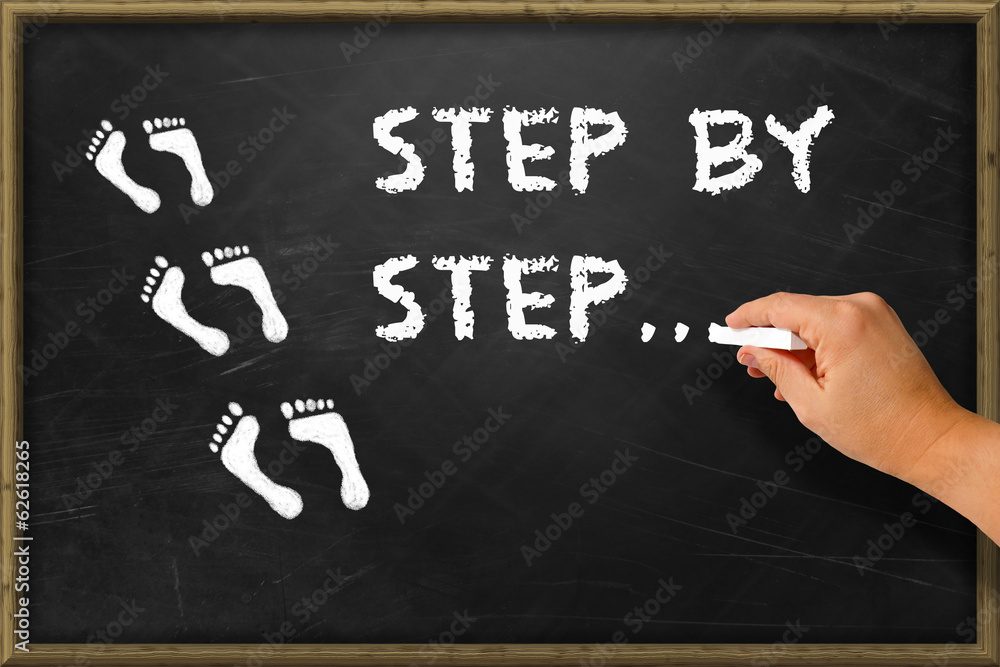 Step by step Stock Photo | Adobe Stock