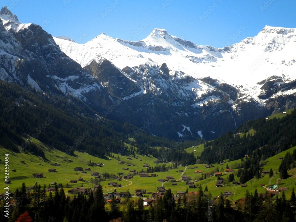 Beautiful Swiss Alps Stock Photo | Adobe Stock