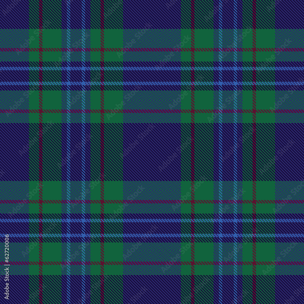 Blue And Green Plaid Background