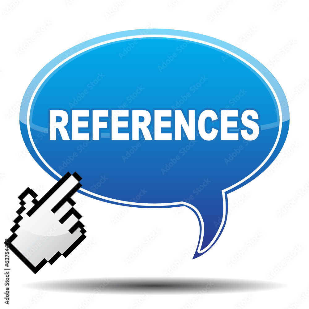 REFERENCES ICON Stock Vector | Adobe Stock