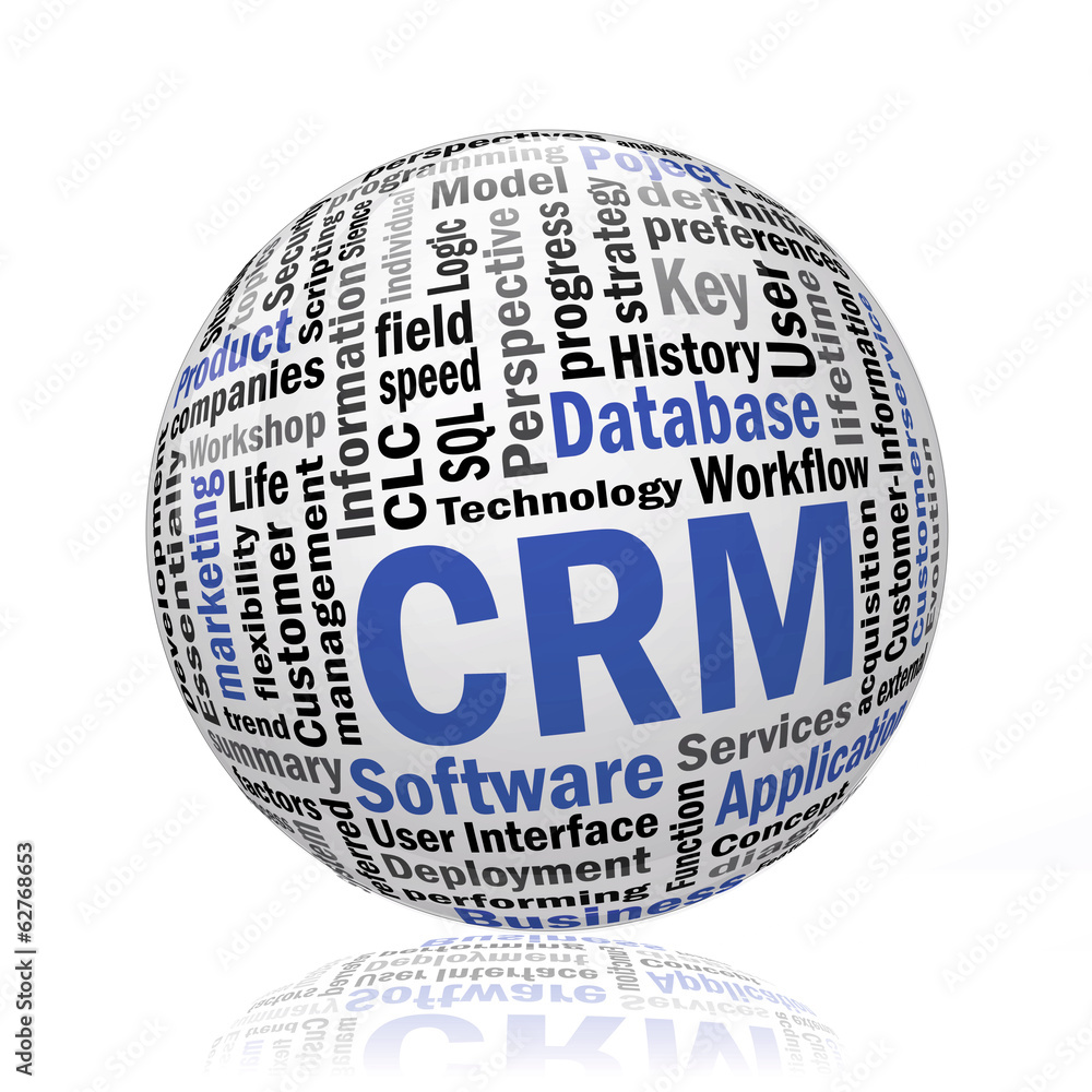 crm Stock Illustration | Adobe Stock