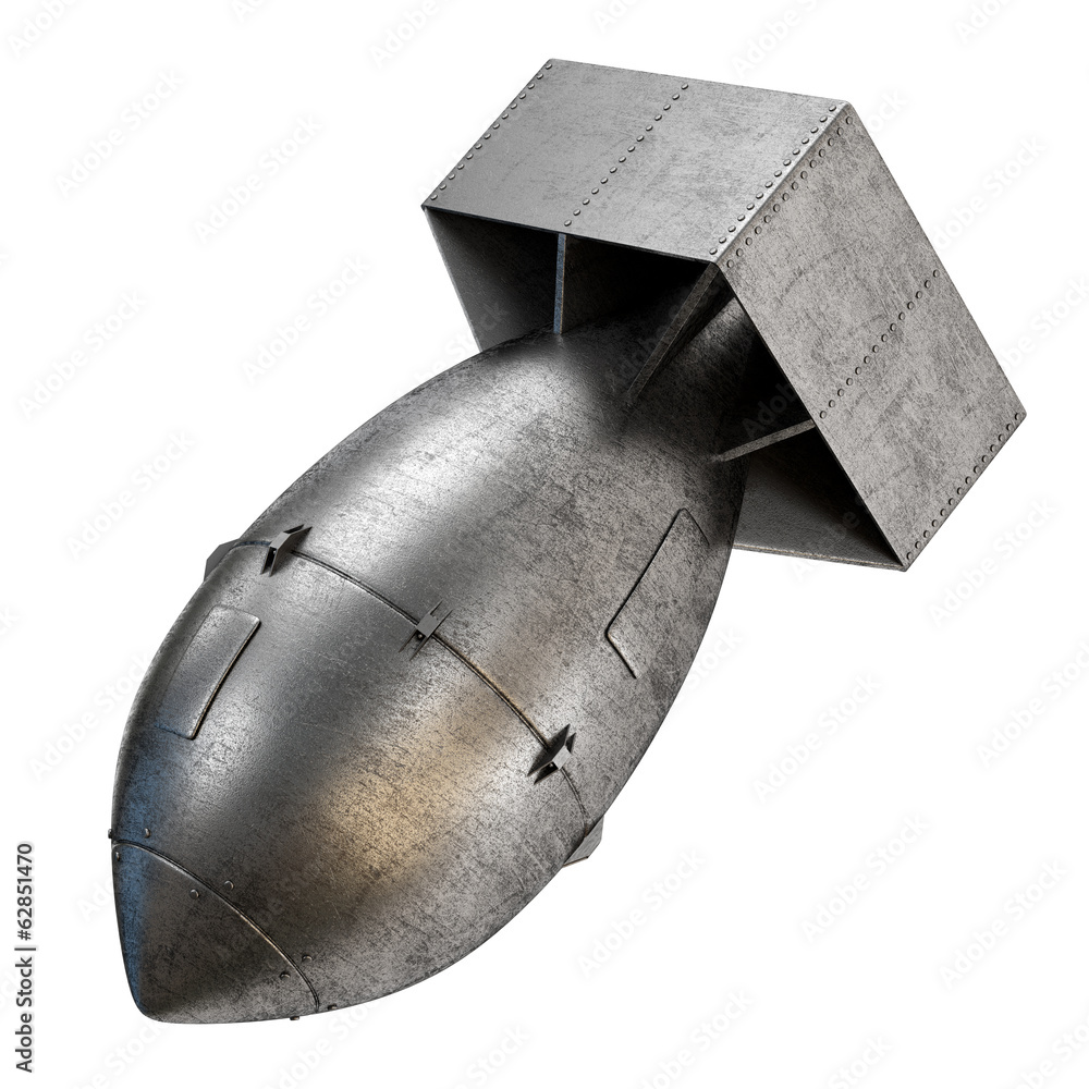 Aviation metal bomb Stock Illustration | Adobe Stock