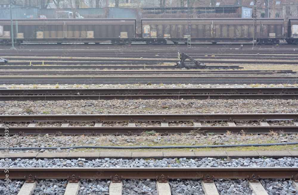 Train Yard Stock Photo | Adobe Stock