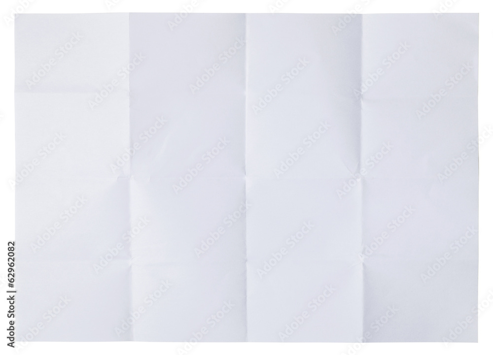 folded blank paper Stock Photo | Adobe Stock