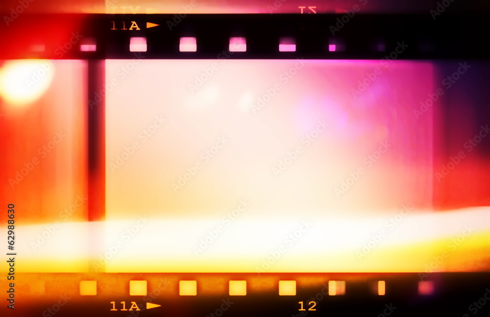 retro color film strip background and texture Stock Illustration ...