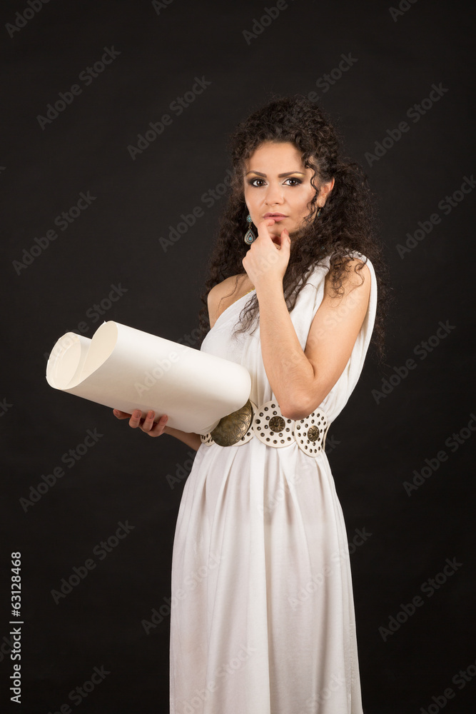 Holding Scroll