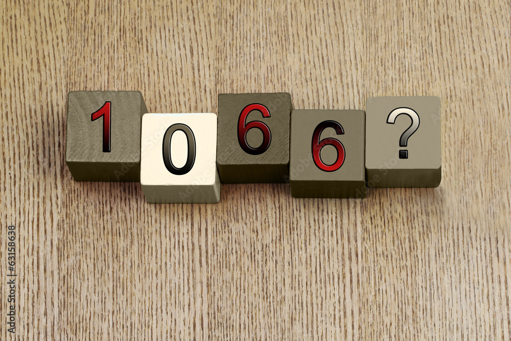 1066 Battle of Hastings sign series for famous dates, history. Stock ...