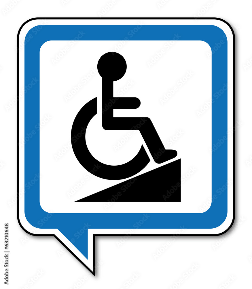 Logo rampe d'accès. Stock Vector | Adobe Stock