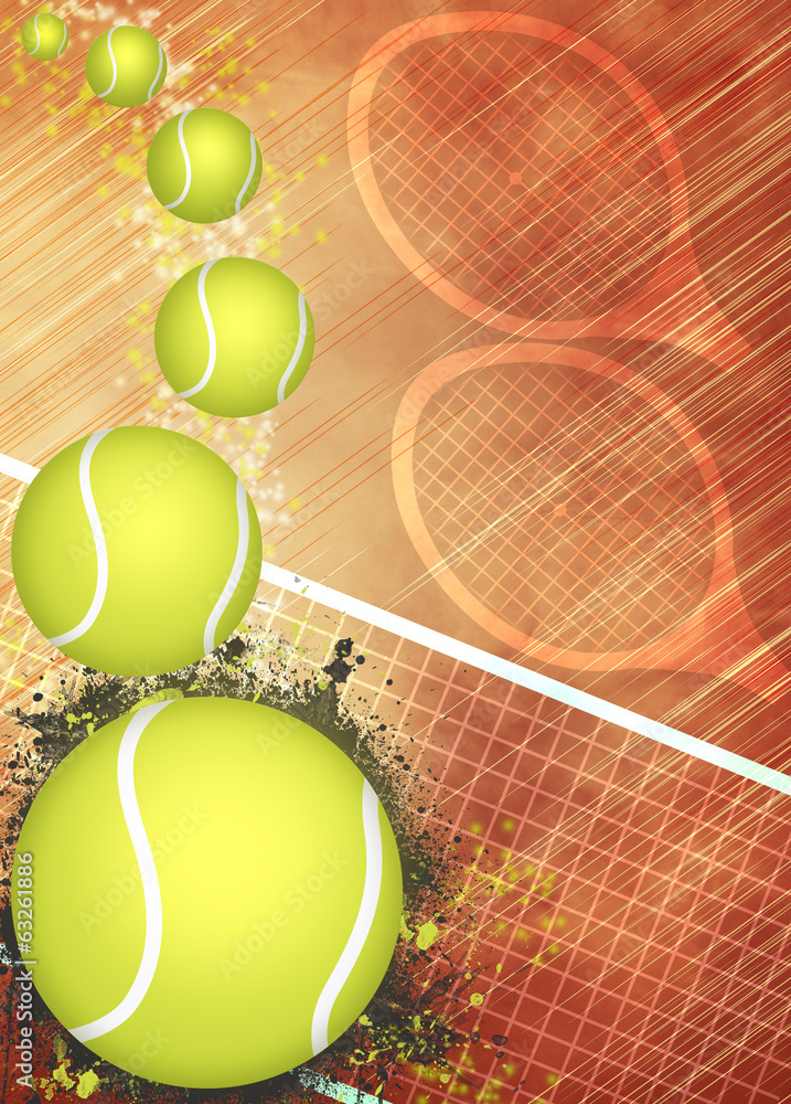 Tennis background Stock Illustration | Adobe Stock