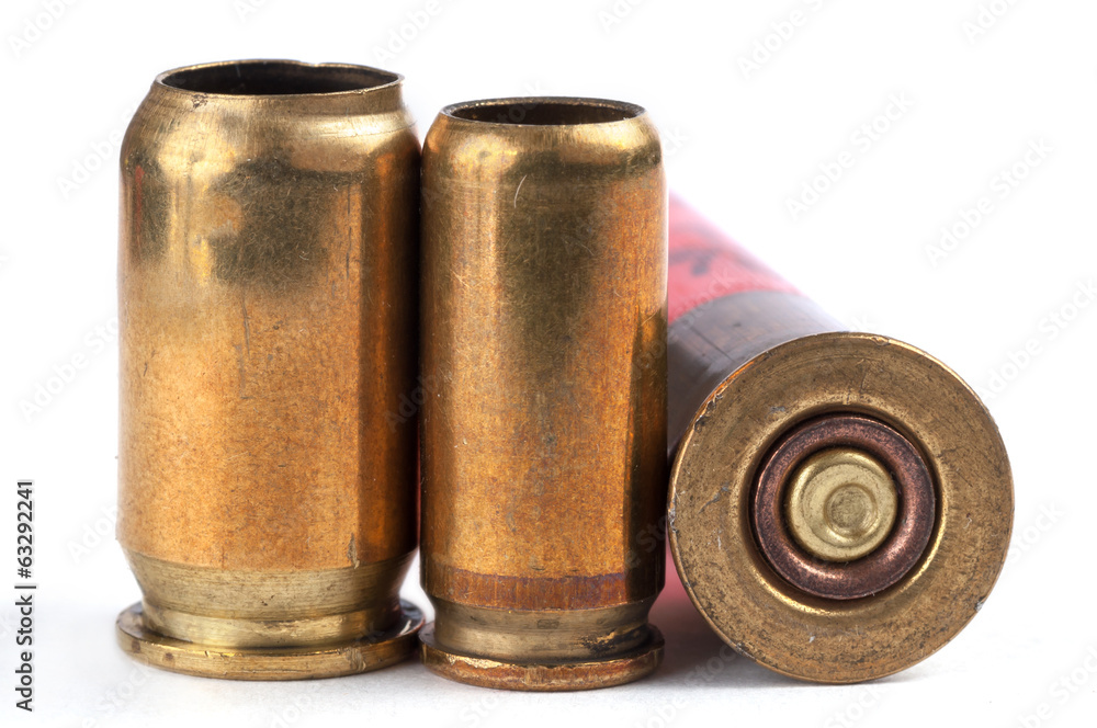 Used bullet casings Stock Photo | Adobe Stock