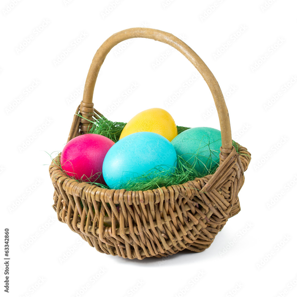 Osterkorb Stock-Foto | Adobe Stock