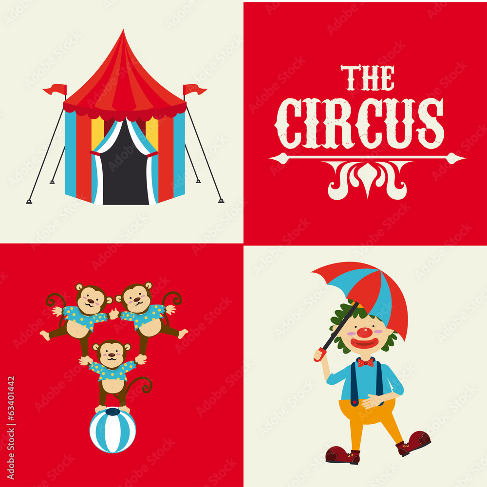 Circus design Stock Vector | Adobe Stock