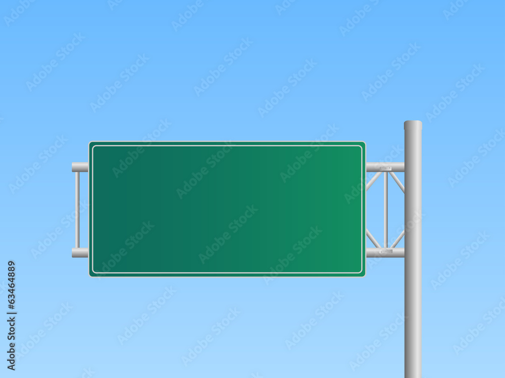 Highway Sign Stock Vector | Adobe Stock