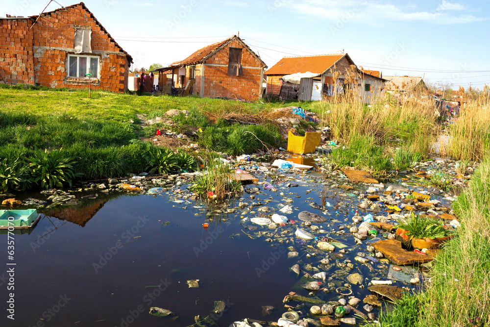 Polluted rivers Stock Photo | Adobe Stock