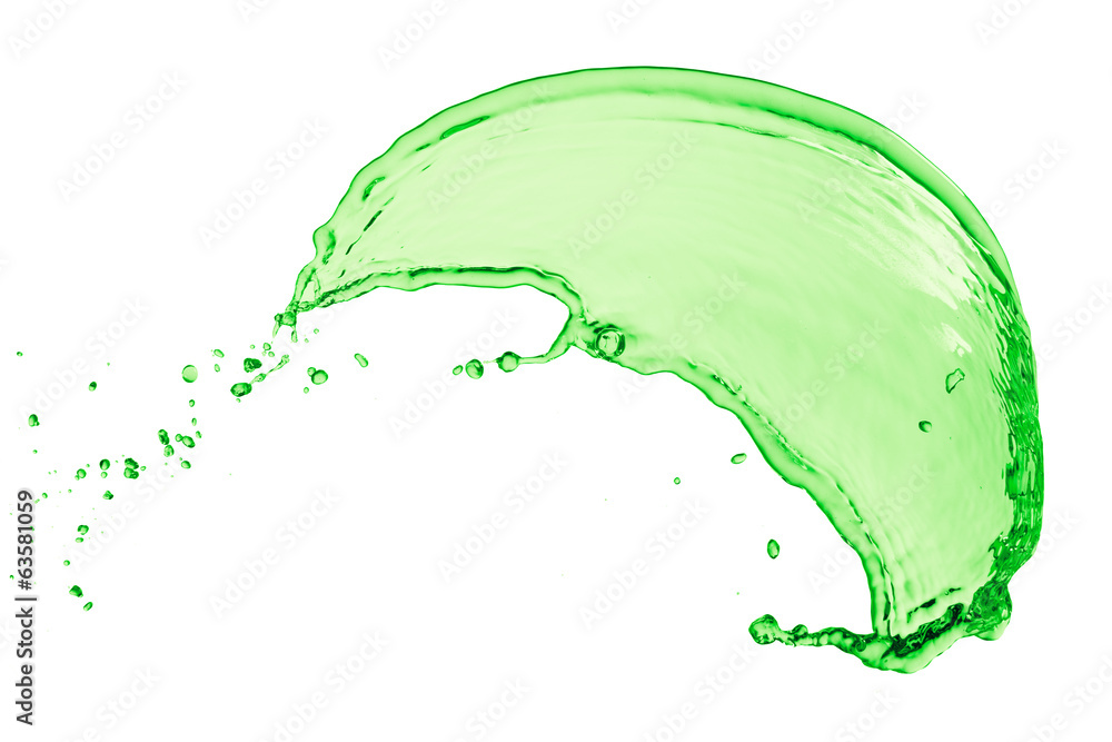 green liquid splash Stock Photo | Adobe Stock
