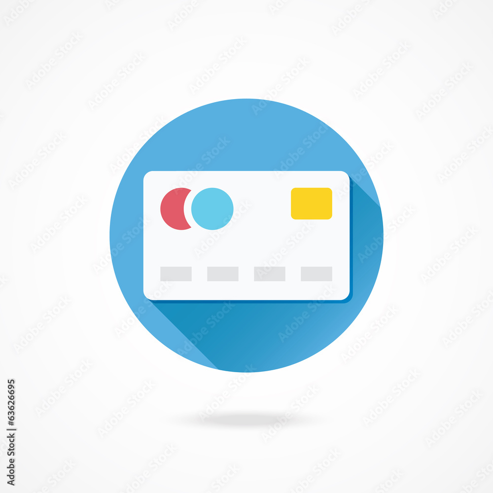 Vector Debit Card Icon Stock Vector | Adobe Stock