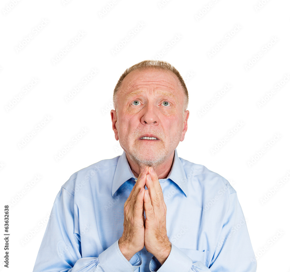 Man Pleading Begging