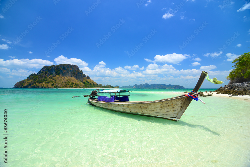 Kho Poda in Krabi Thailand wall mural wallpaper | Muraledesign.com