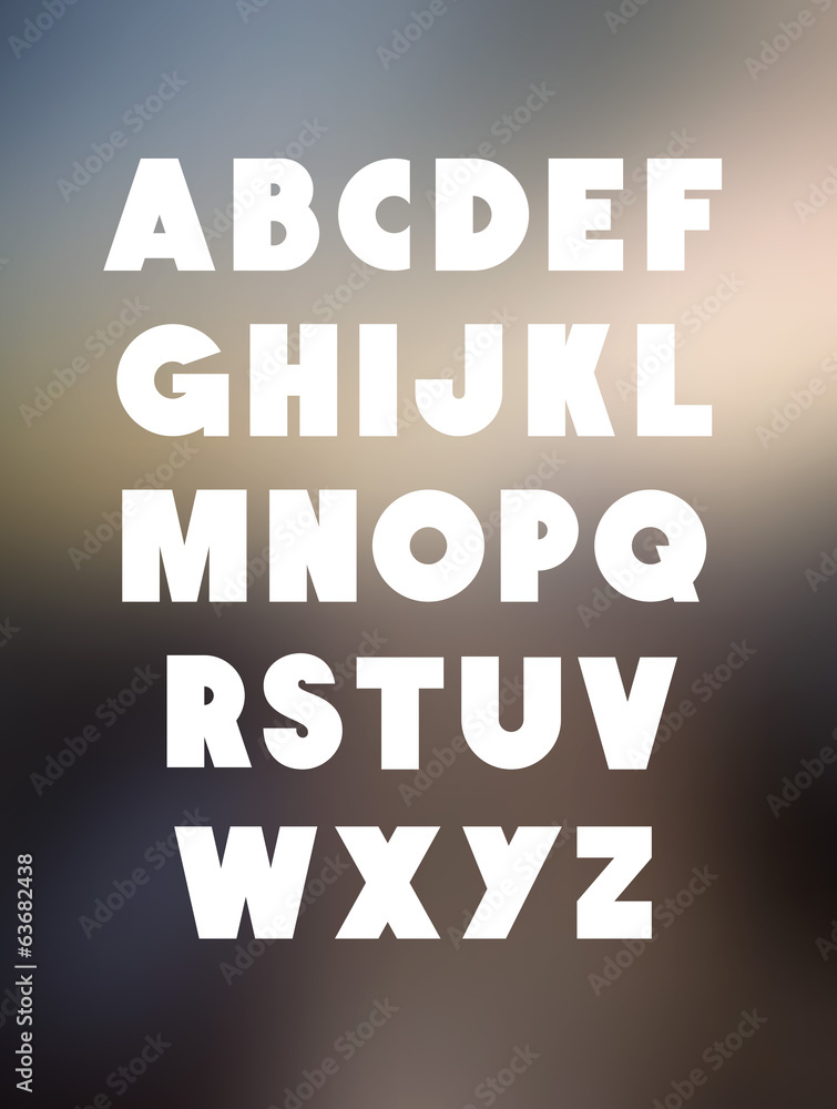 Bold alphabet font type. Vector alphabet Stock Vector | Adobe Stock Bold alphabet font type. Vector alphabet Stock Vector | Adobe Stock