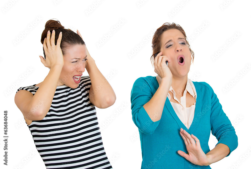 Loud Phone Conversation