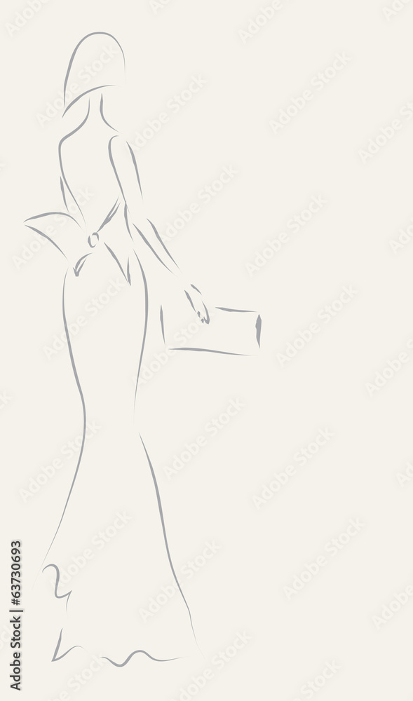 Cocktail Dresses Sketches Design