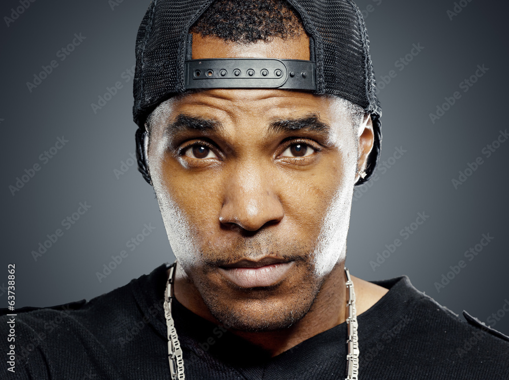 portrait of an urban african american man Stock Photo | Adobe Stock