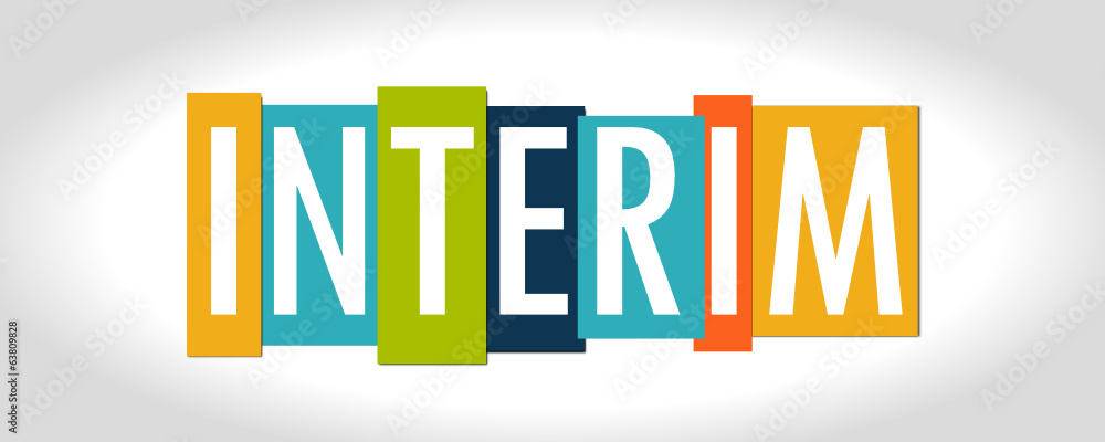 Interim Stock Vector | Adobe Stock