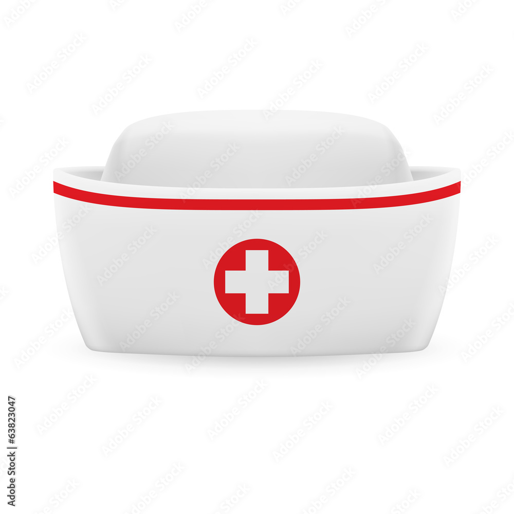 Nurse cap Stock Vector | Adobe Stock