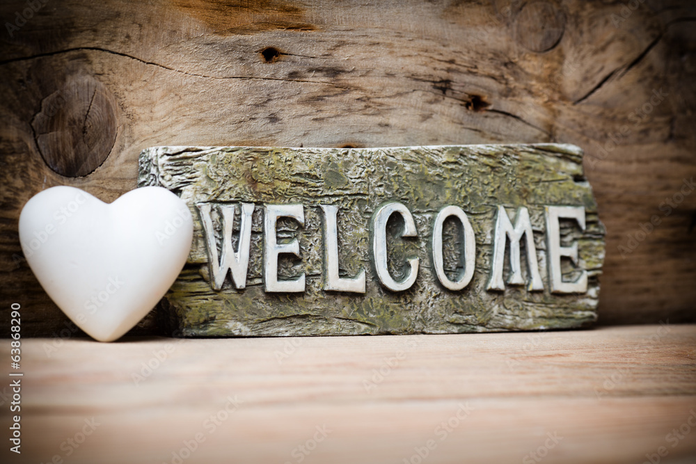 Welcome. Stock-Foto | Adobe Stock
