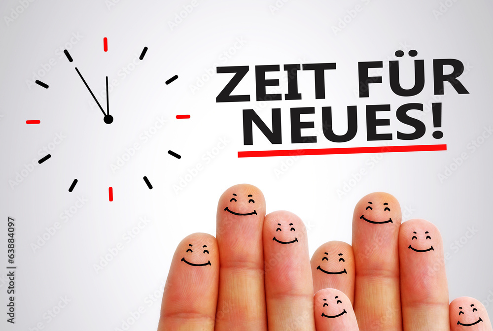 Zeit für Neues! Stock-Foto | Adobe Stock