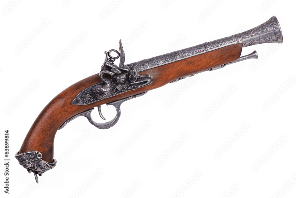 Copy of the old Spanish gun foto de Stock | Adobe Stock