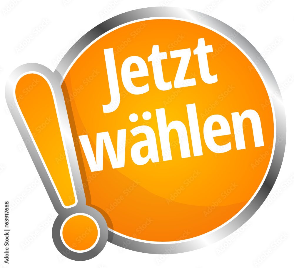 Jetzt wählen! Stock-Vektorgrafik | Adobe Stock