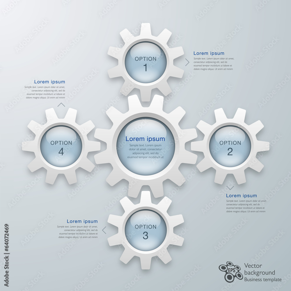 Gear and cog graphics #Vector chart design Stock Vector | Adobe Stock