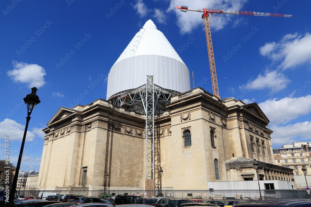 Restauro del Pantheon di Parigi Stock Photo | Adobe Stock