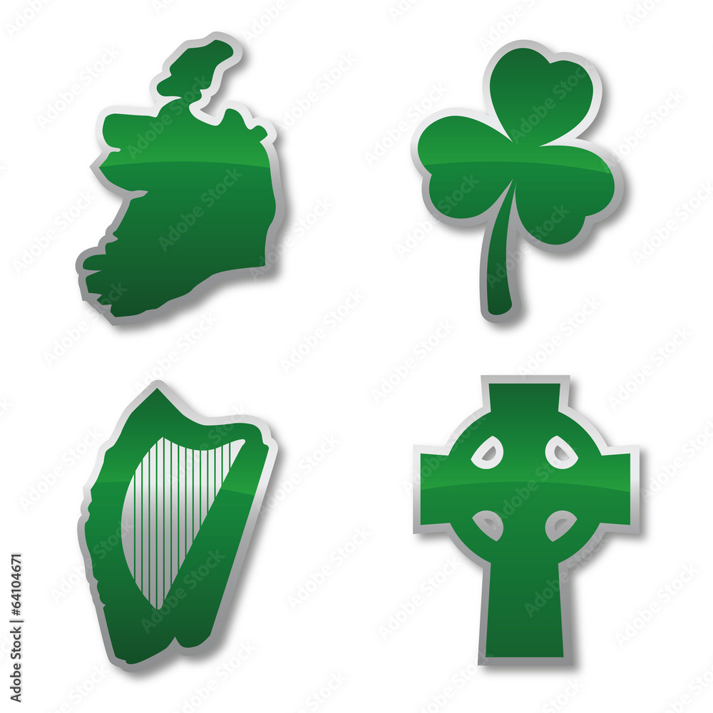 Symbole_Irlande Stock Vector | Adobe Stock