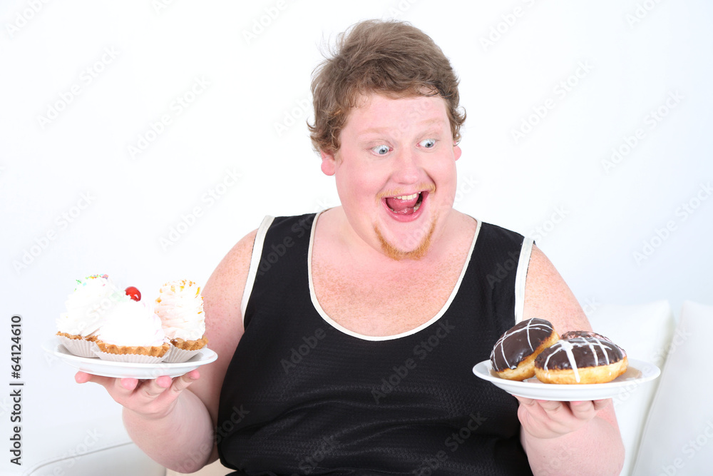 Unhealthy Food Plate