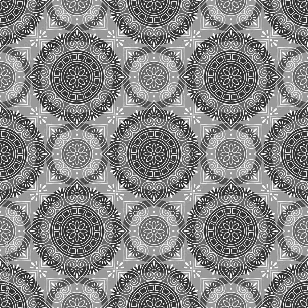 Vector seamless wallpaper Stock Vector | Adobe Stock