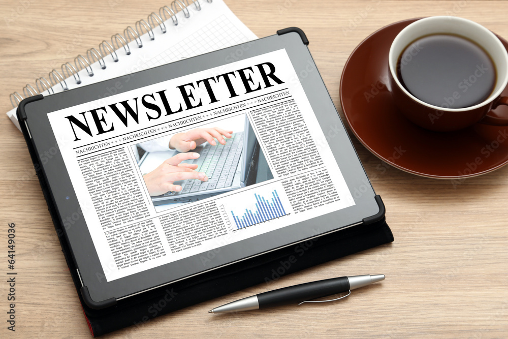 Newsletter Stock Photo | Adobe Stock