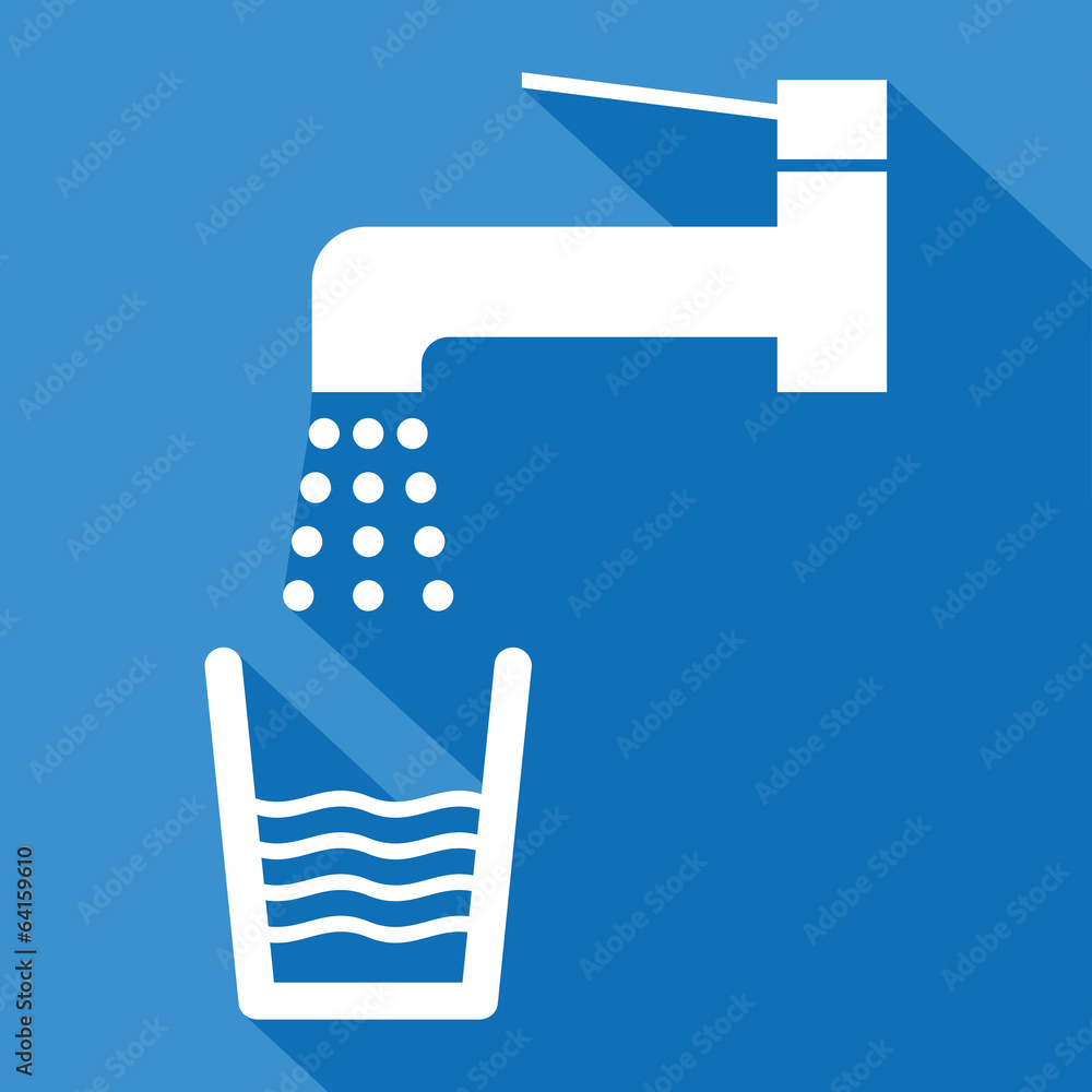 Vecteur Stock Logo eau potable. | Adobe Stock