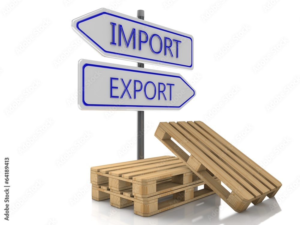 Import, Export Stock Illustration | Adobe Stock
