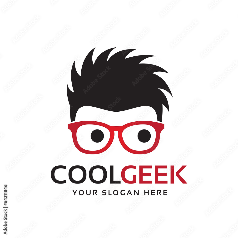 Cool Geek Stock Vector | Adobe Stock