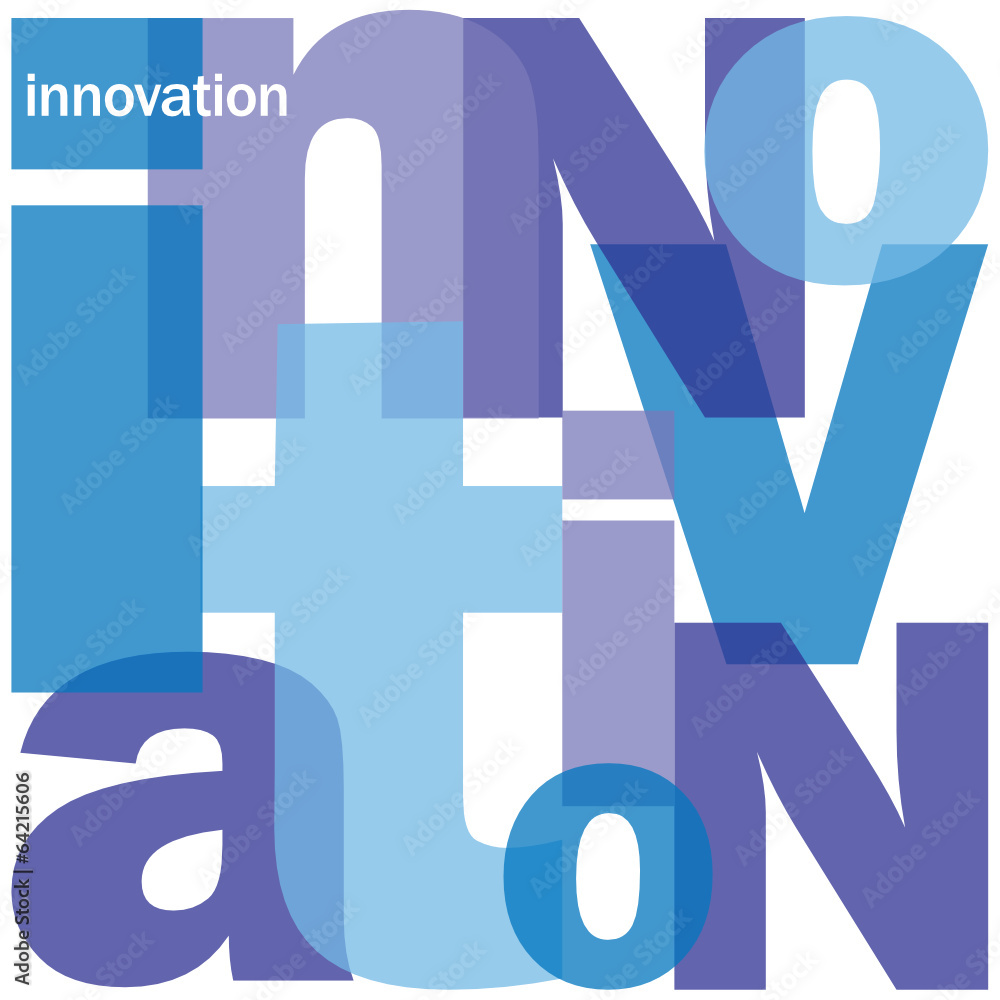 "INNOVATION" Letter Collage (business strategy ideas creativity) Stock ...
