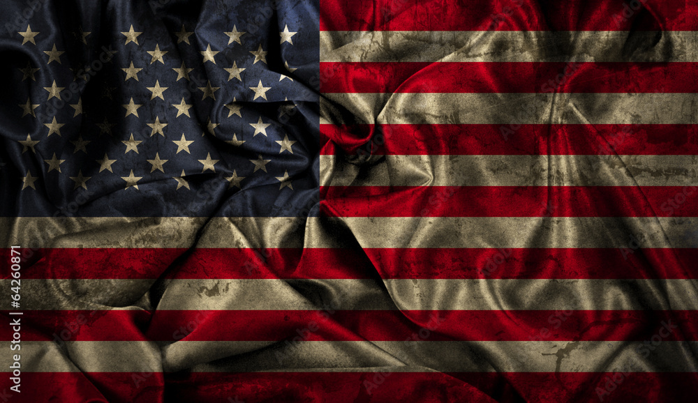 Grunge American flag background Stock Illustration | Adobe Stock