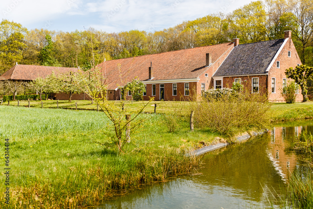 Boerderij uit Beerta, Groningen Stock Photo | Adobe Stock
