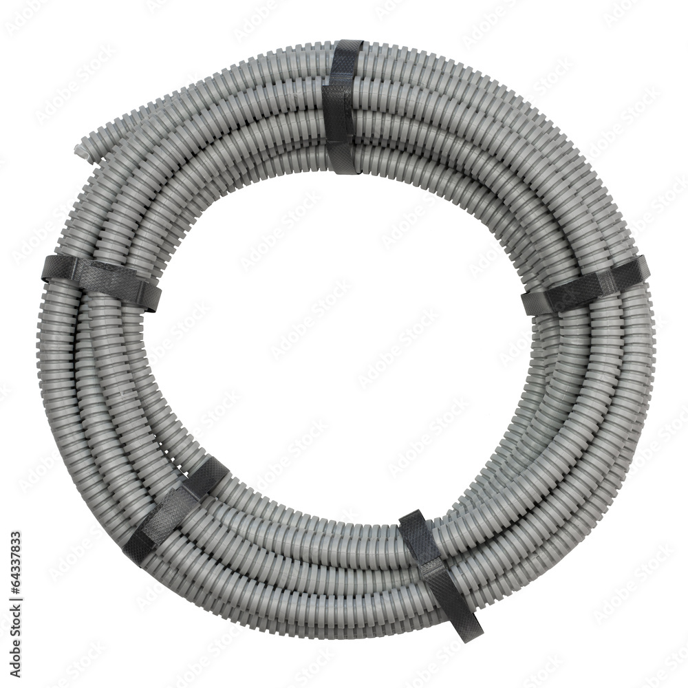 Flexible hose for installation of electrical cable Stock-Foto | Adobe Stock